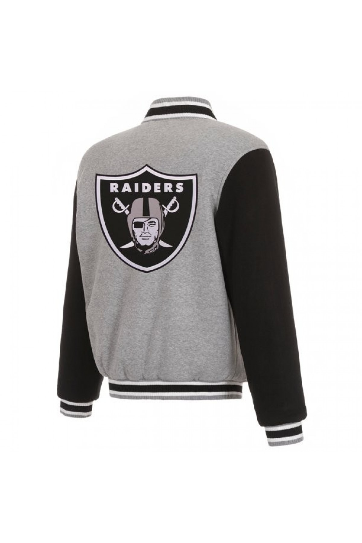 Las Vegas Raiders Black and Gray Jacket