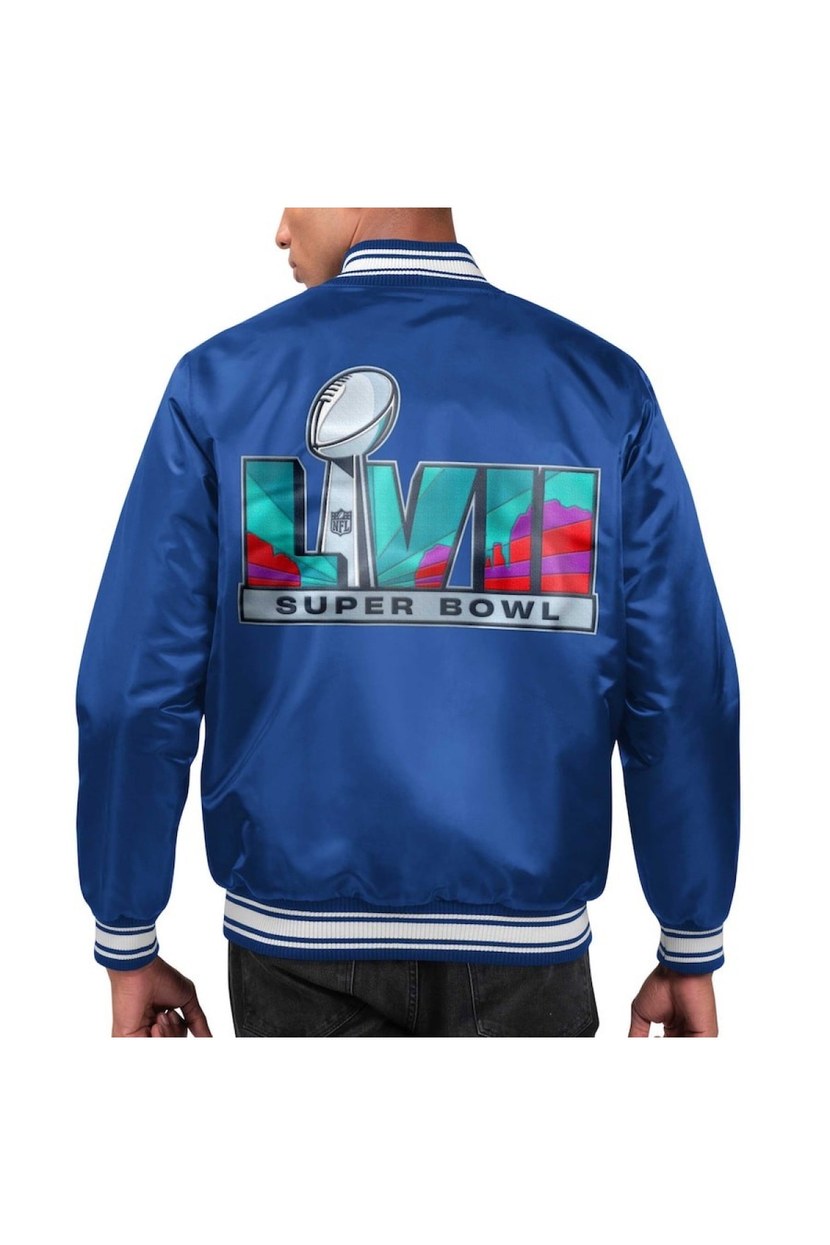 Mens Super Bowl LVII Starter Royal Locker Room Jacket