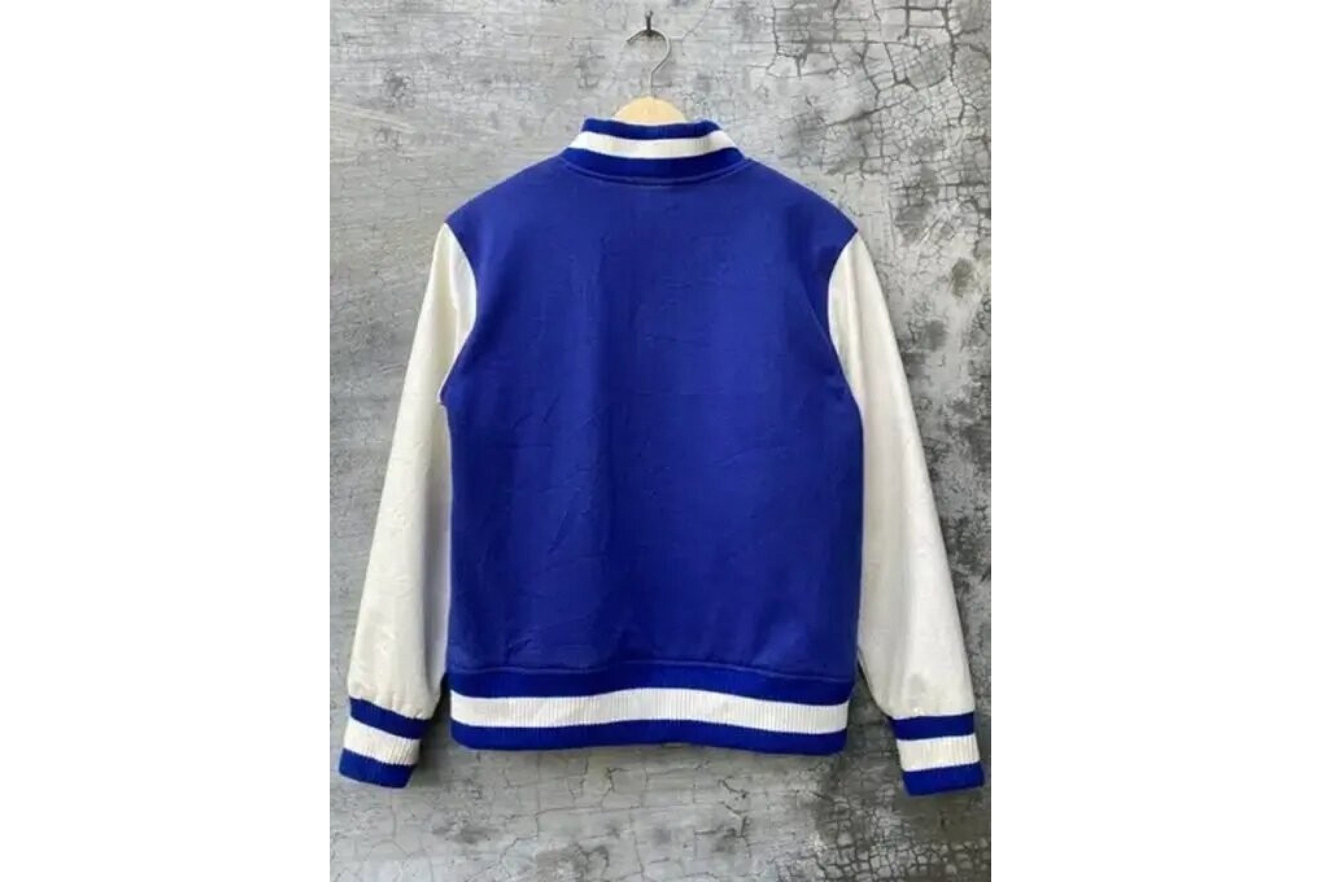 Monsters University Sulley Blue Bomber Varsity Jacket