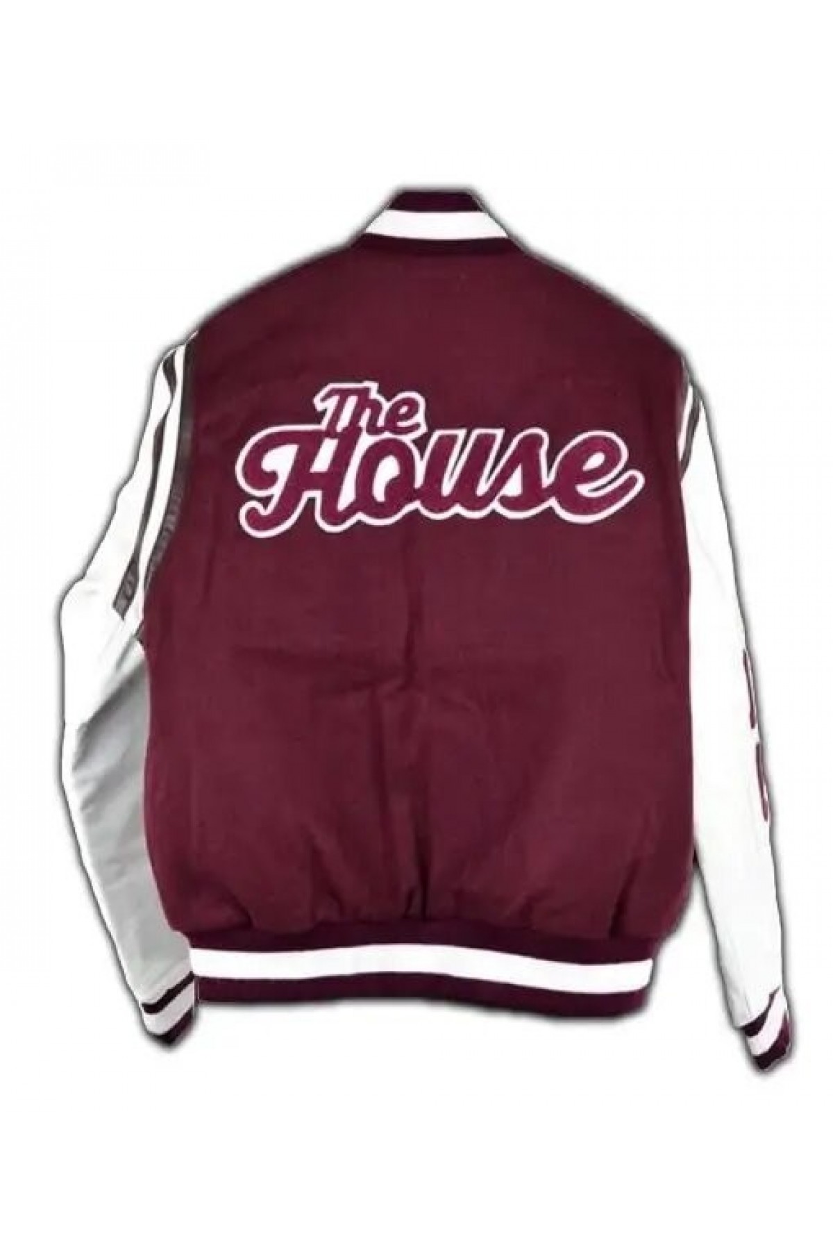 Morehouse College Maroon And White Letterman Varsity Jacket