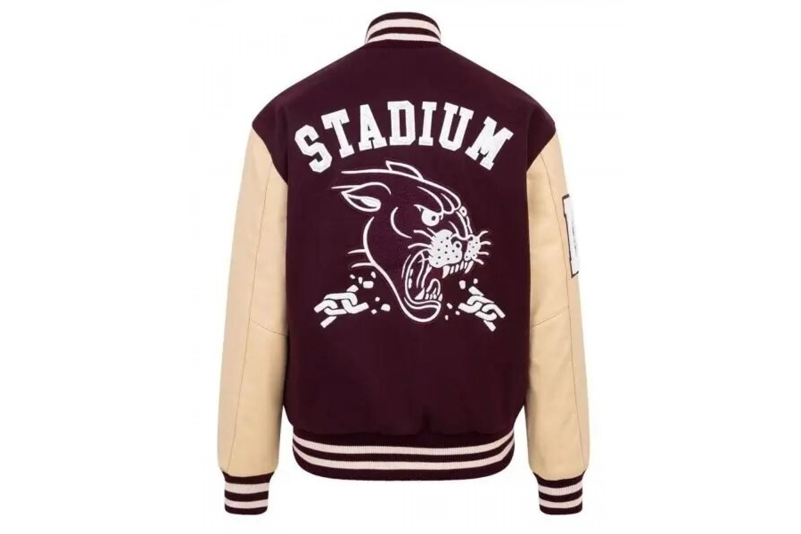 Stadium Panther Letterman Bomber Varsity Jacket