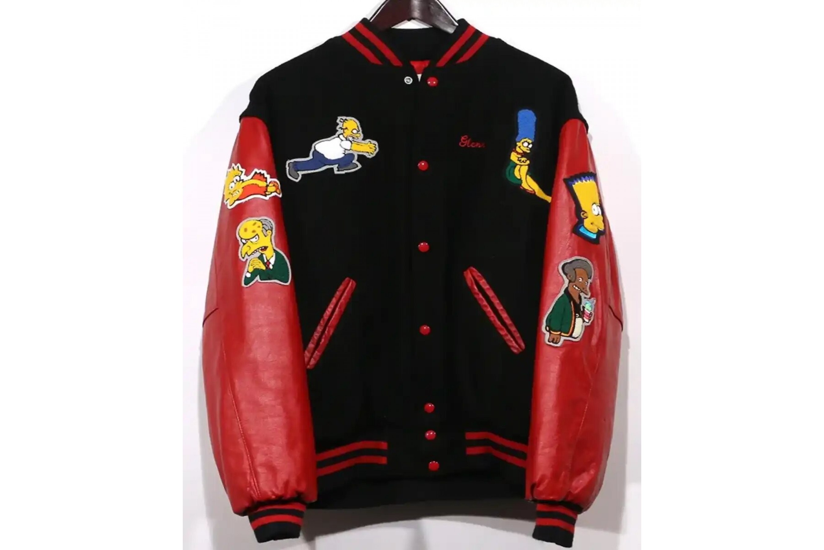 The Simpsons Bomber Varsity Jacket