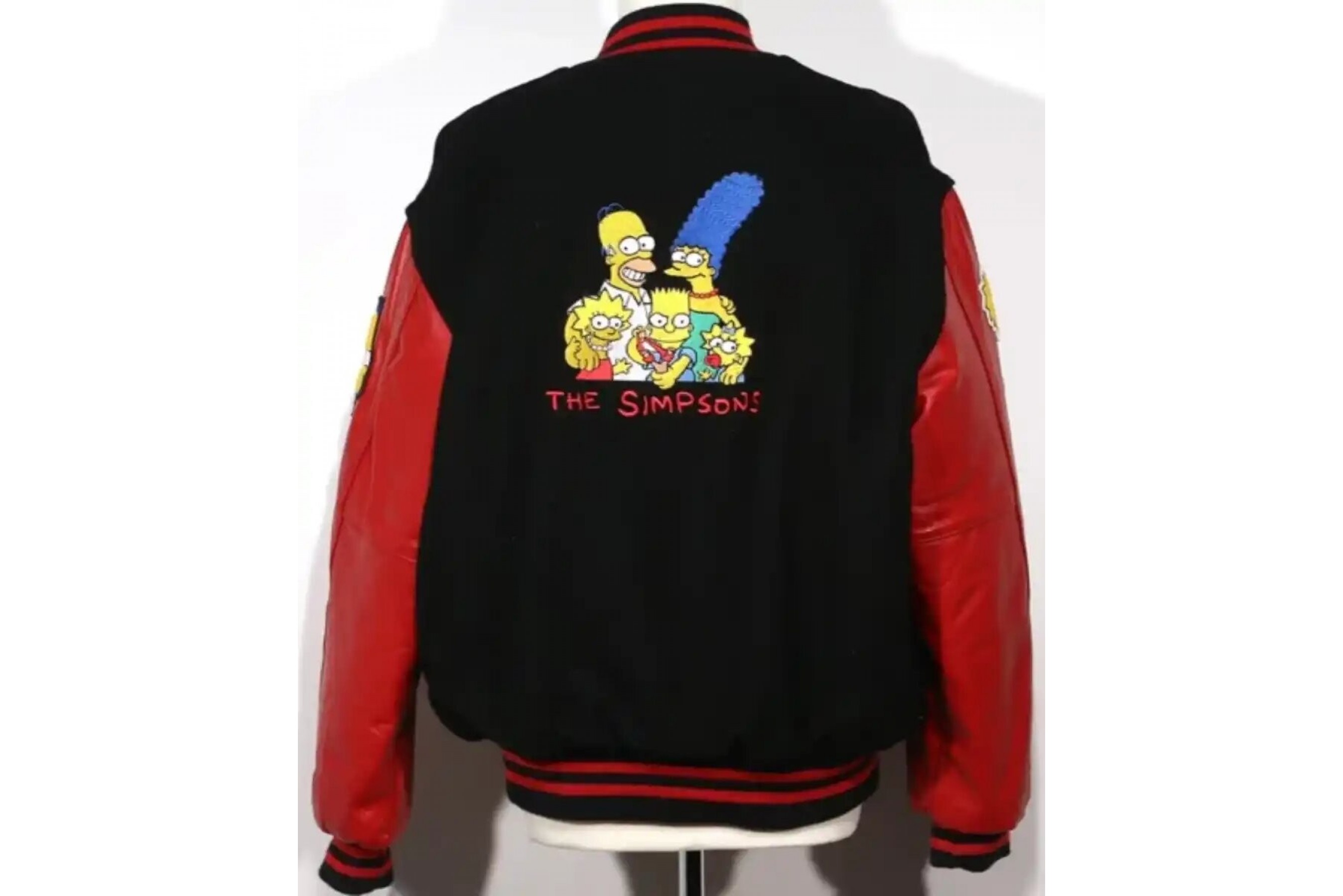 The Simpsons Bomber Varsity Jacket
