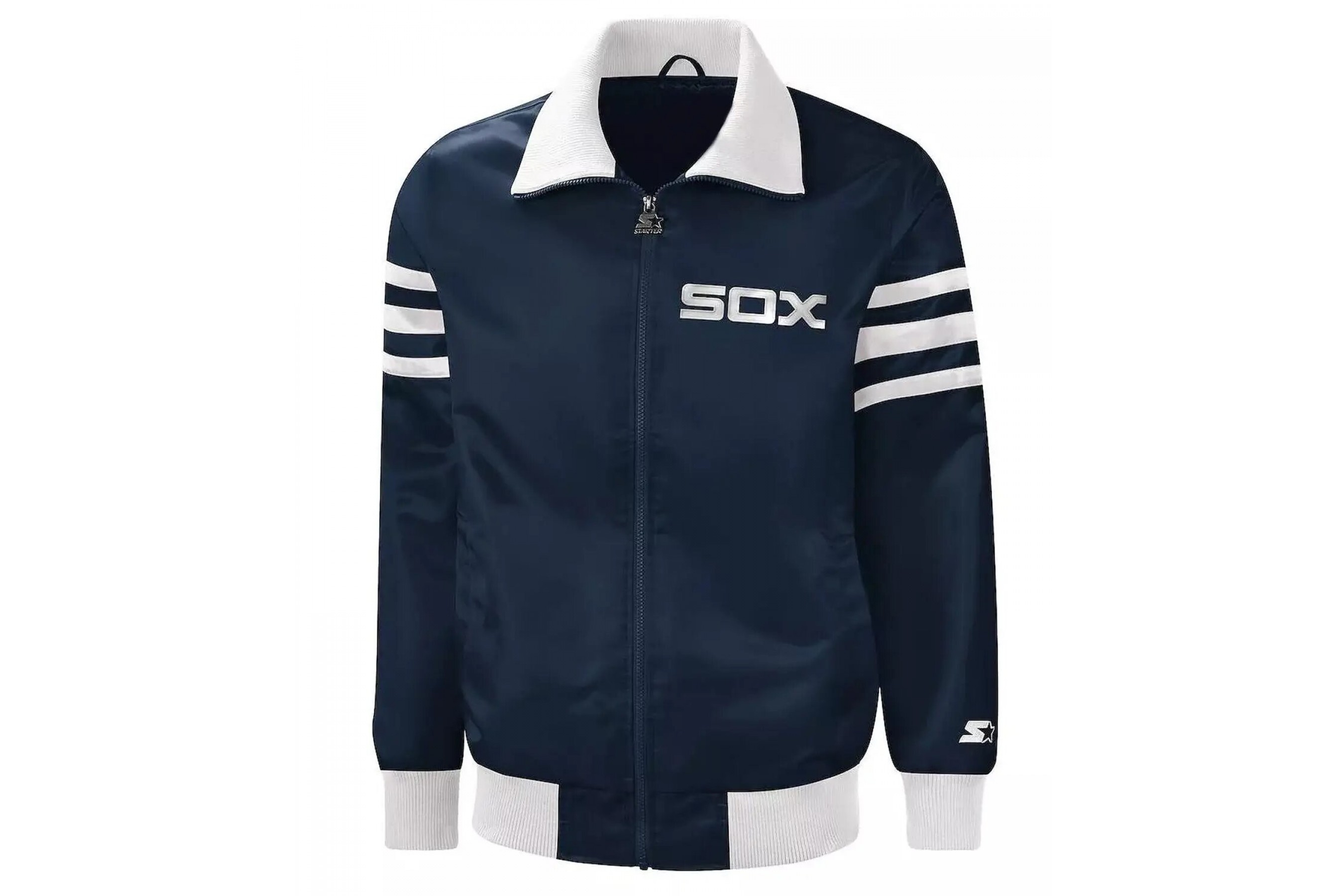 White Sox Baseball Club Bomber Satin Jacket