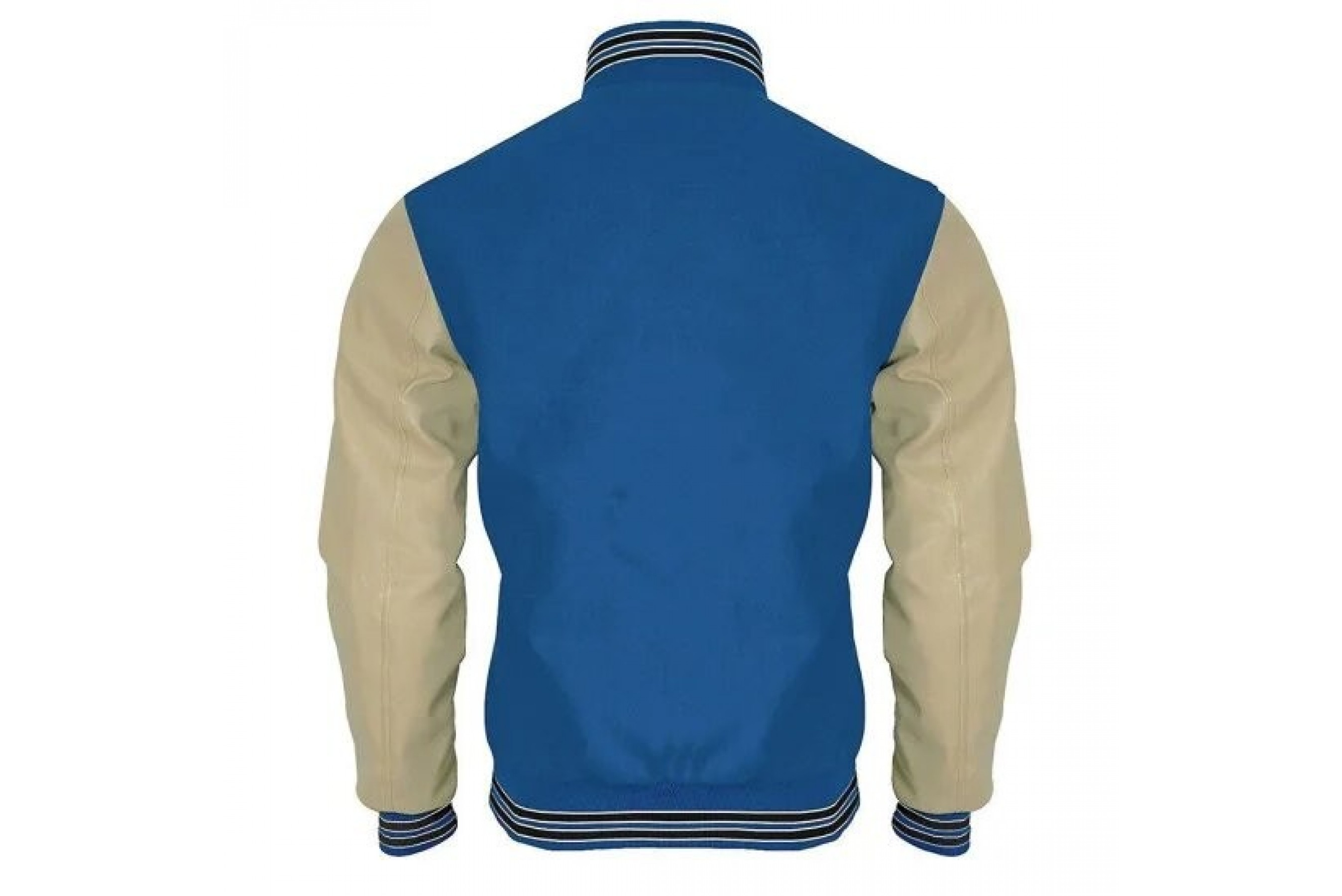 13 Reasons Why Blue and White Letterman Wool Jacket