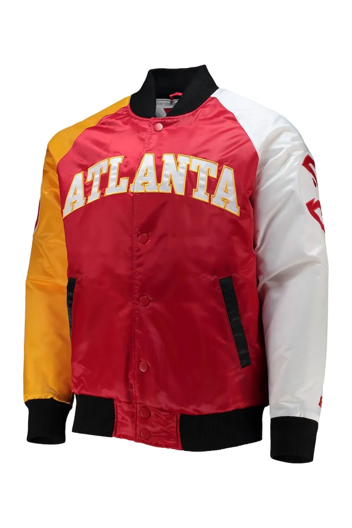 Atlanta Hawks Tricolor Satin Jacket