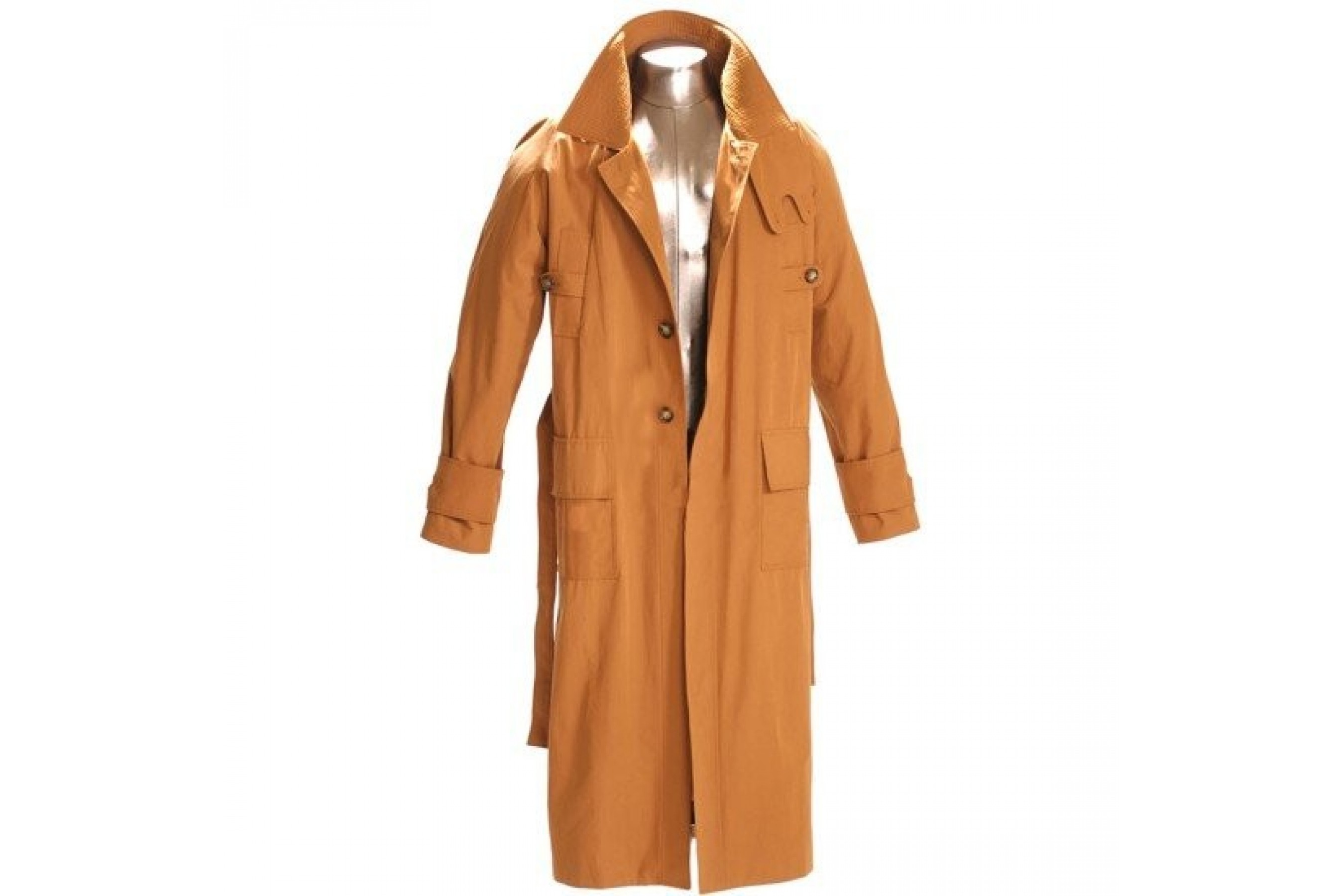 Blade Runner 1982 Harrison Ford Brown Trench Cotton Coat