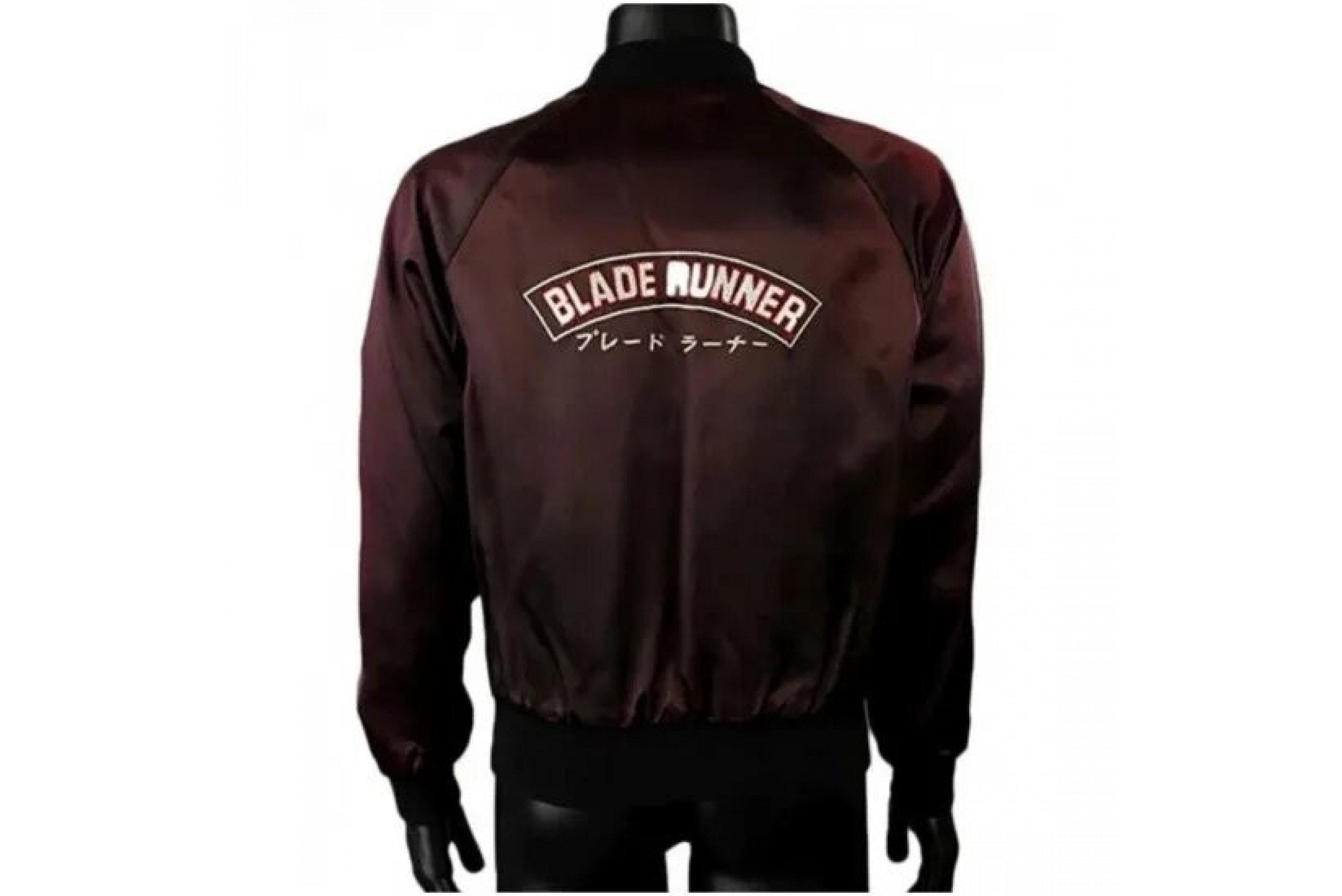 Blade Runner Crew 1982 Bomber Maroon Satin Jacket