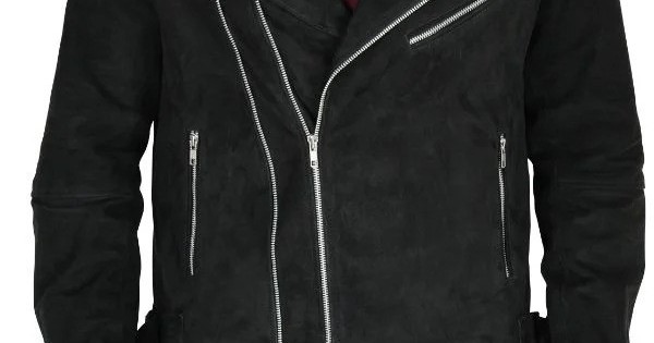 Buddy Baby Driver Jon Hamm Black Leather Jacket