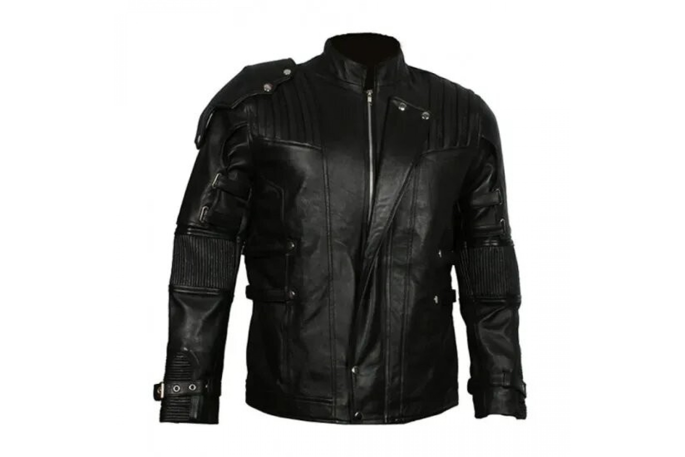 Chris Pratt Star Lord Black Leather Jacket