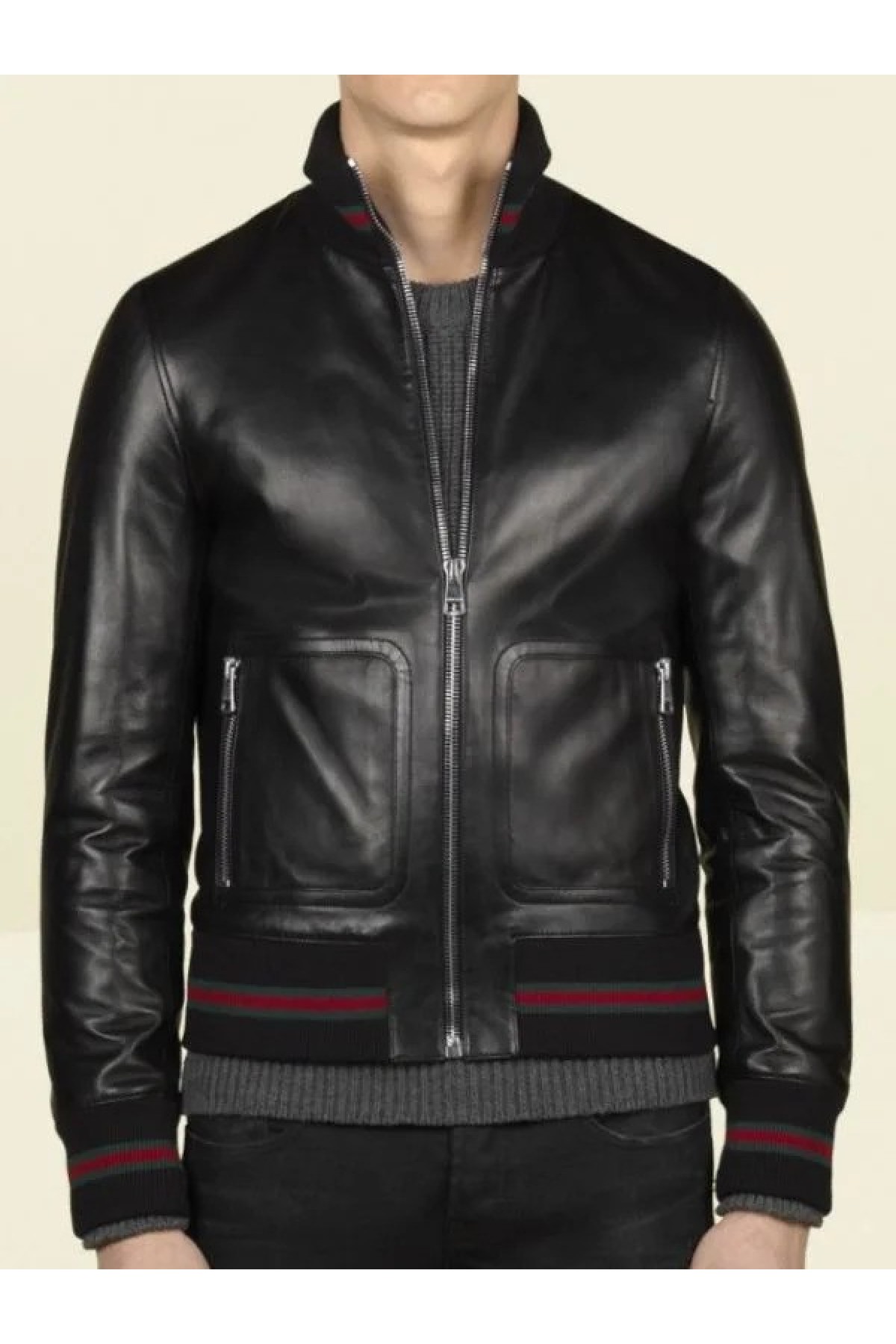 Eminem Song Not Afraid Black Leather Jacket