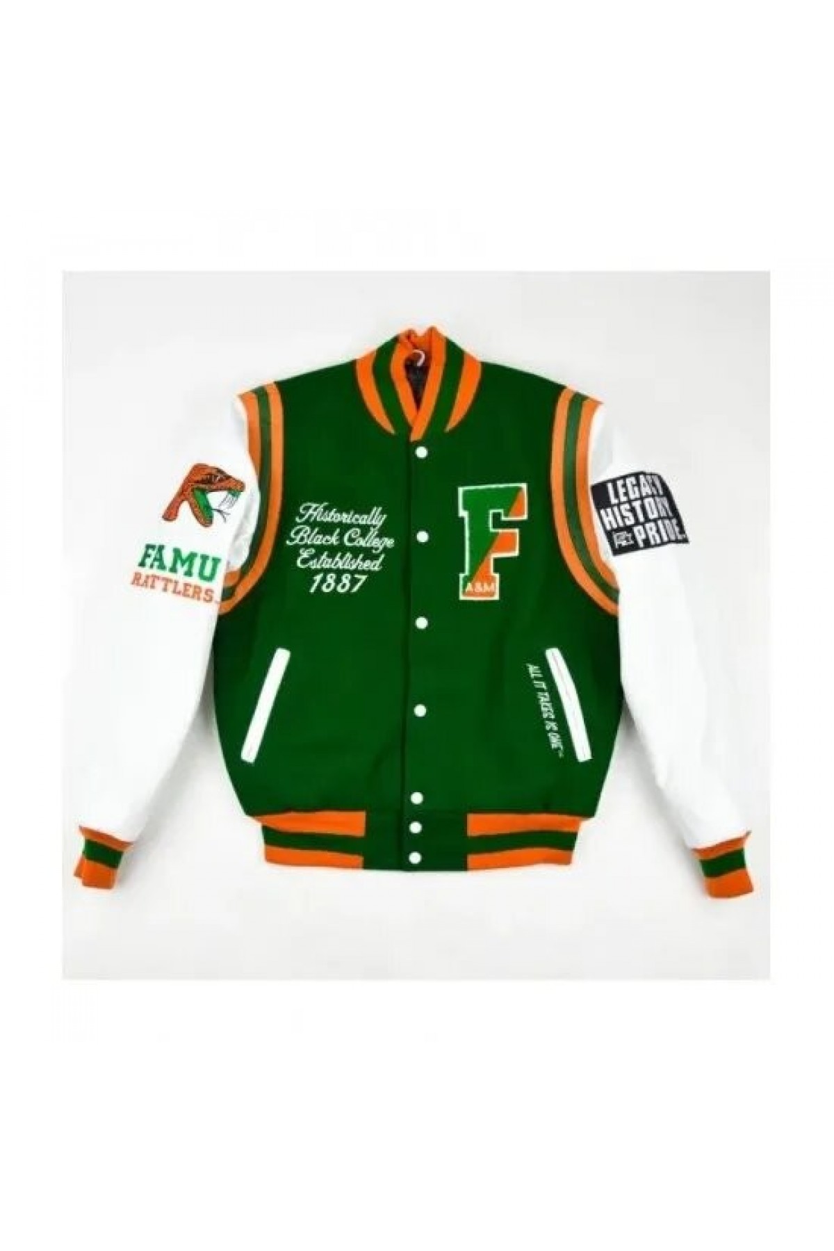 Florida A&M University Letterman Varsity Wool Jacket