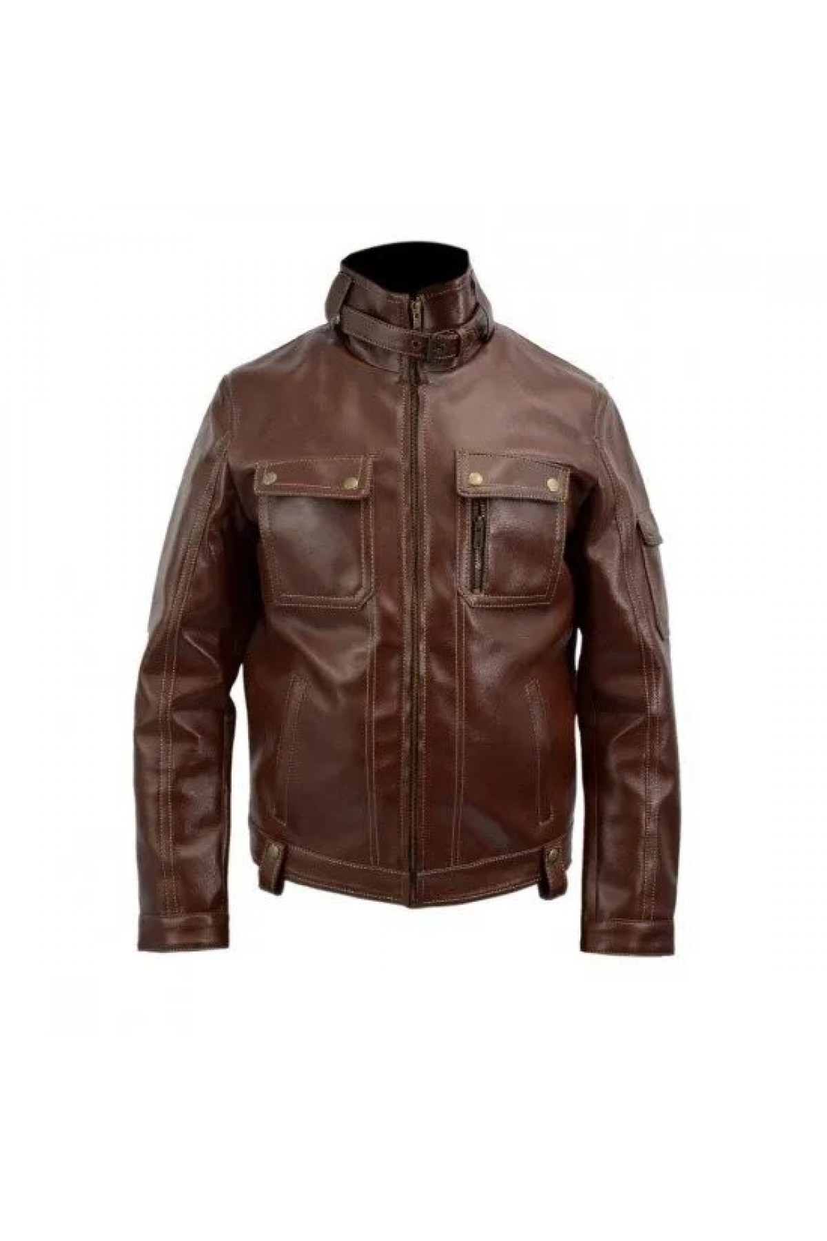 Gangster Kingdom Spade IV Chad Brown Leather Jacket