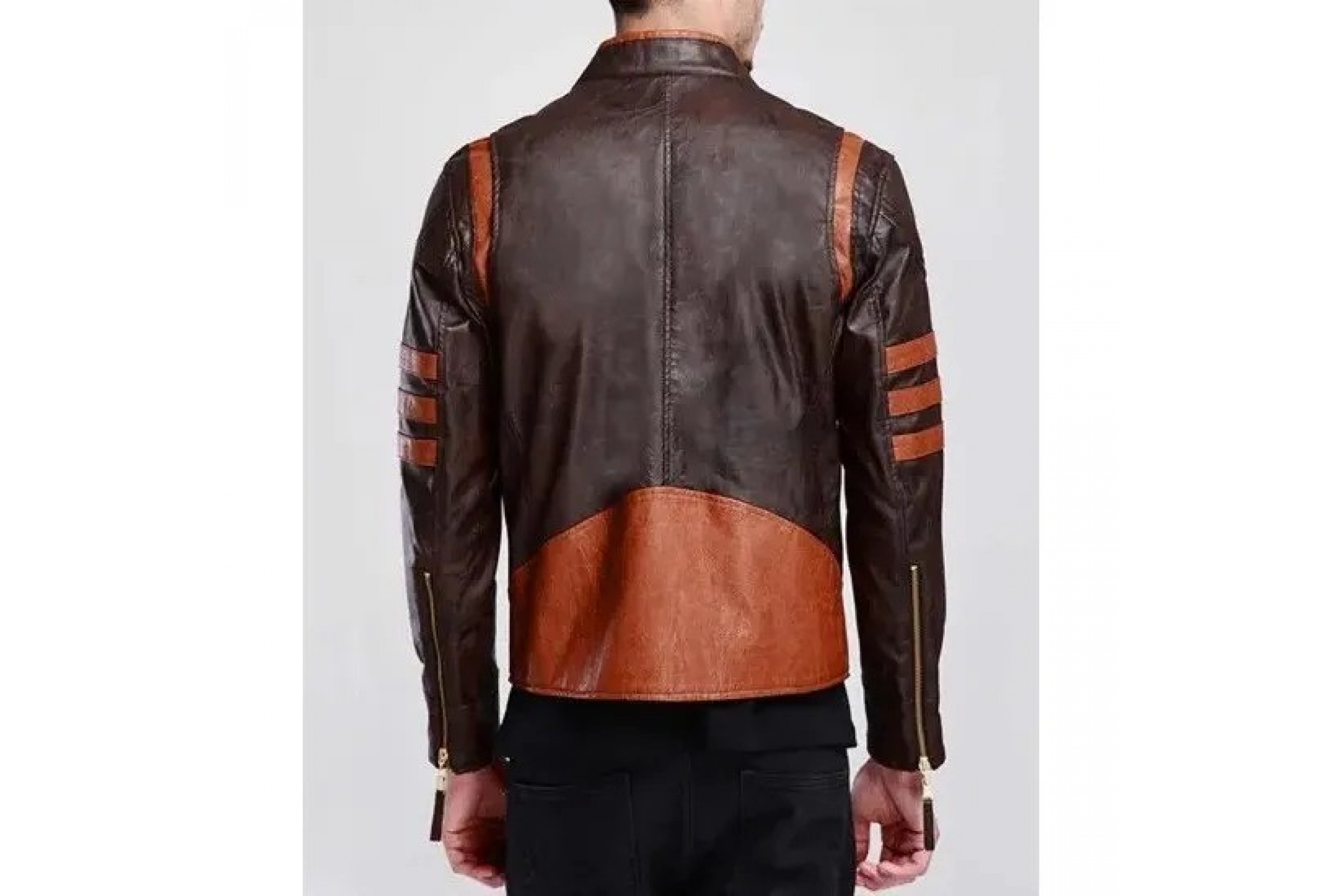 Hugh Jackman X Men Wolverine Brown Leather Jacket