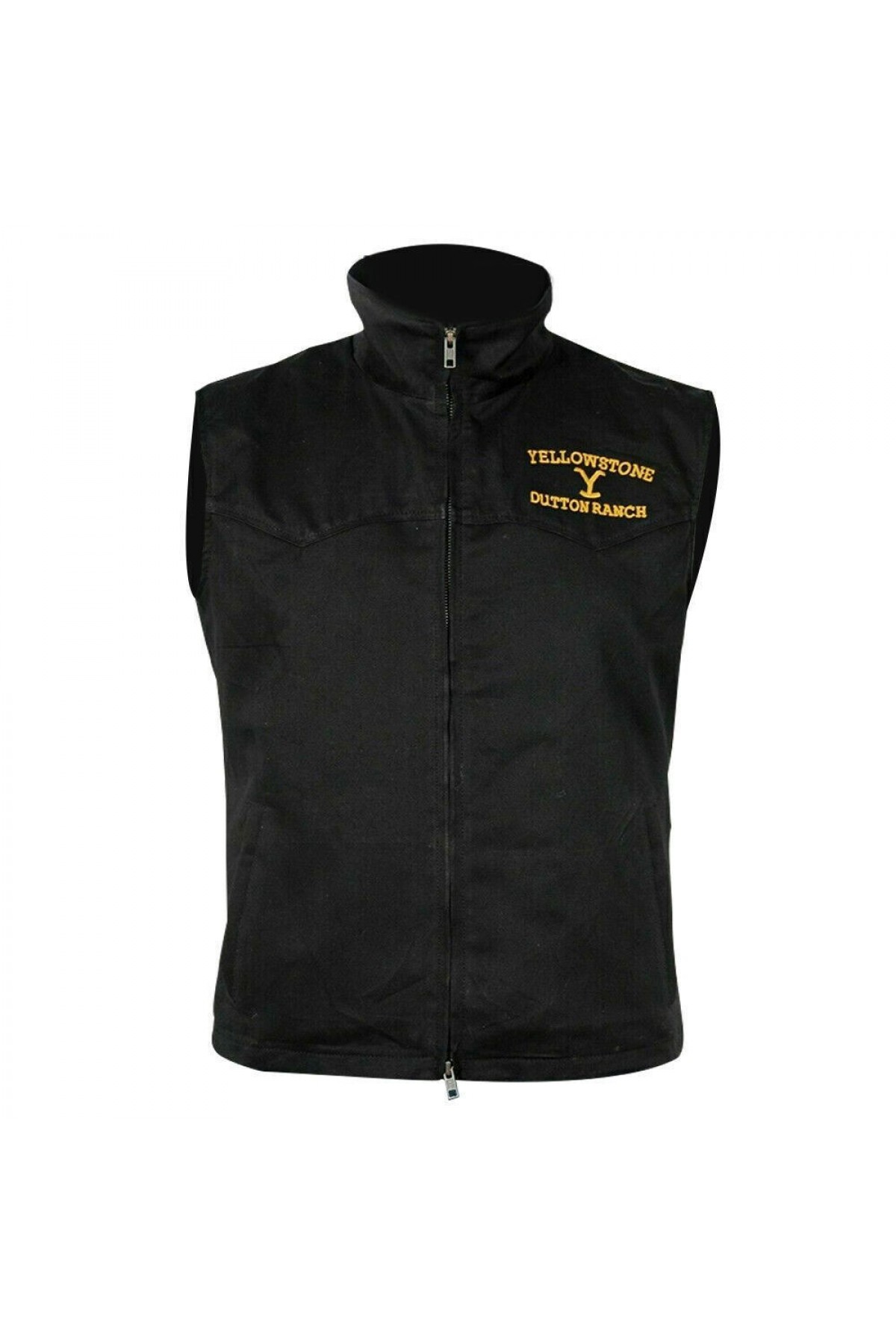 Kevin Costner Yellowstone Black Vest
