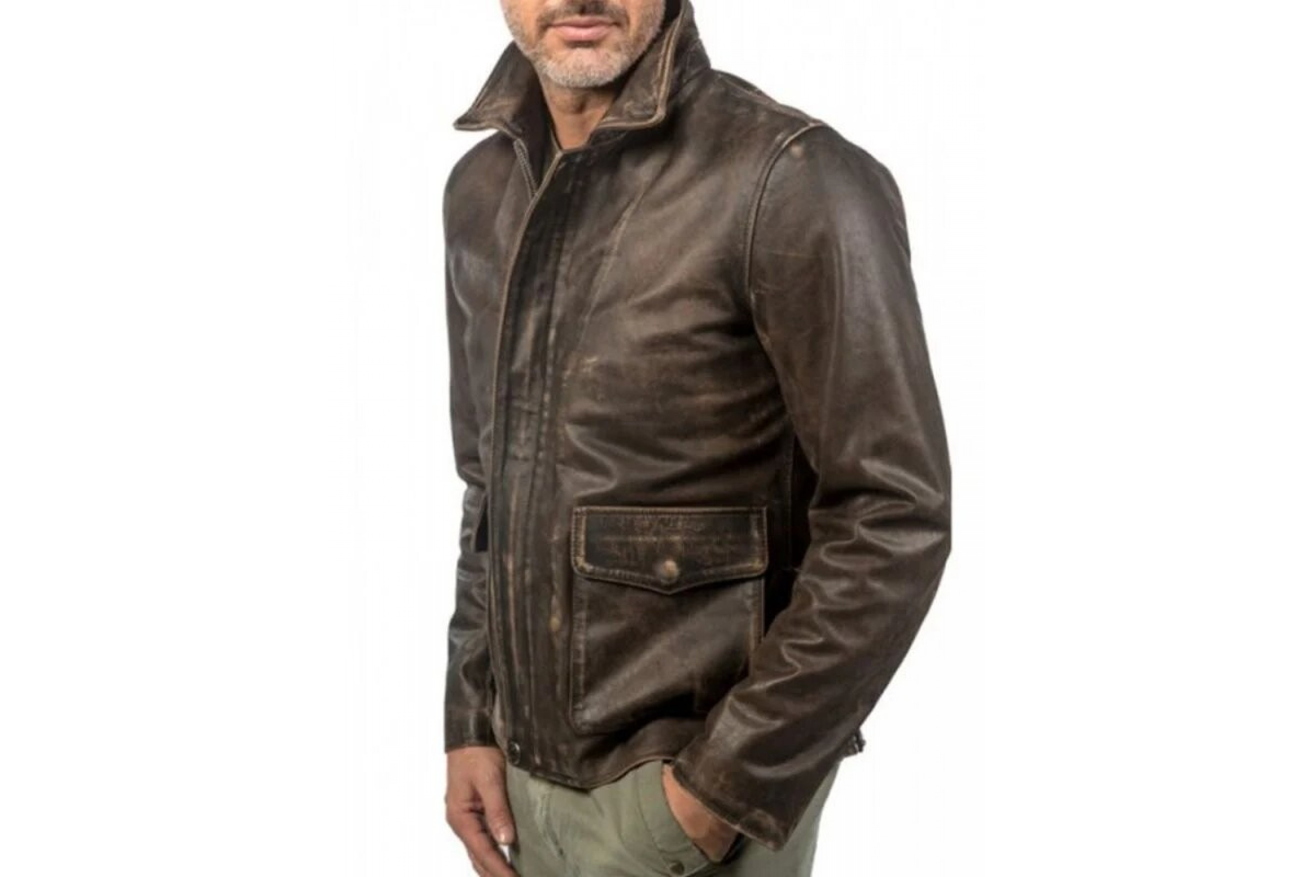 Raiders of The Lost Ark Harrison Ford Brown Leather Jacket