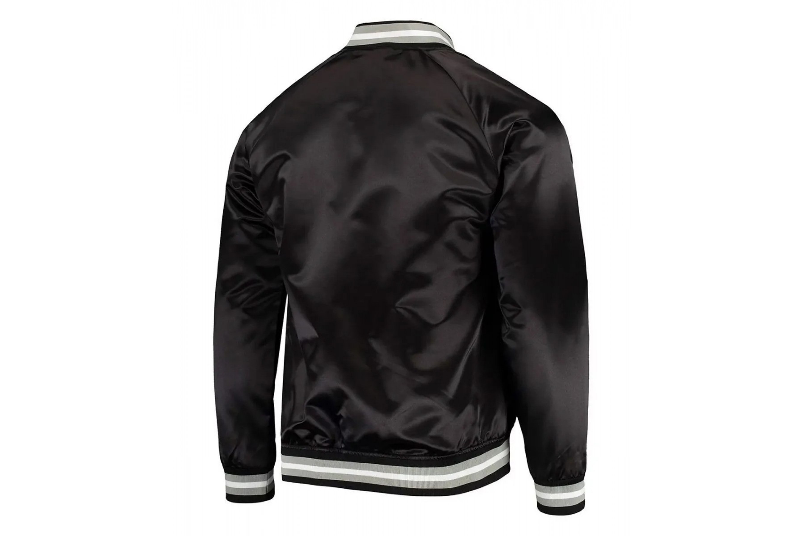 San Antonio Spurs Black Satin Jacket