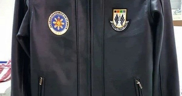 US Coast Guard Black Leather Jacket