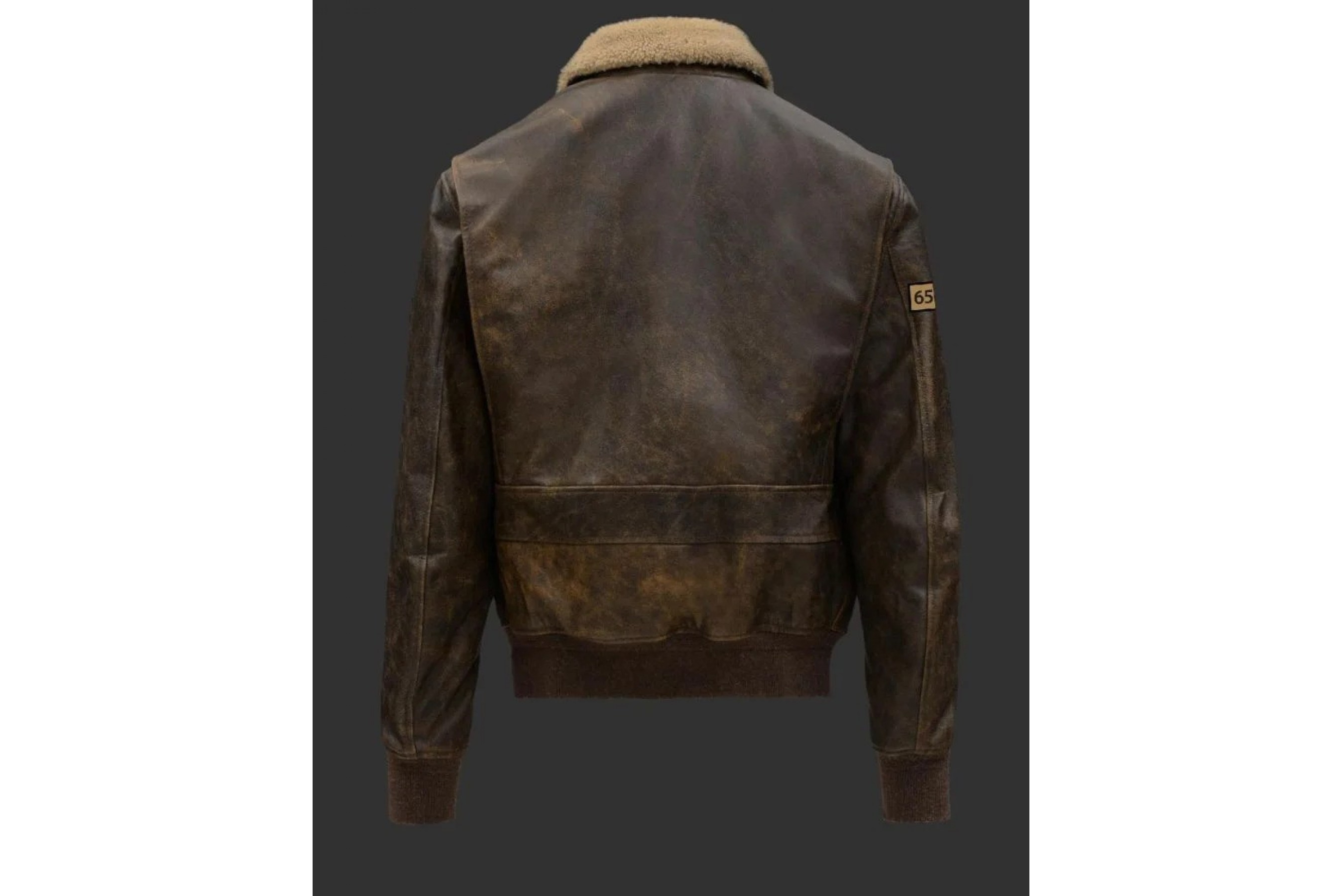 Vladimir Putin Inspired Leather Bomber Jacket