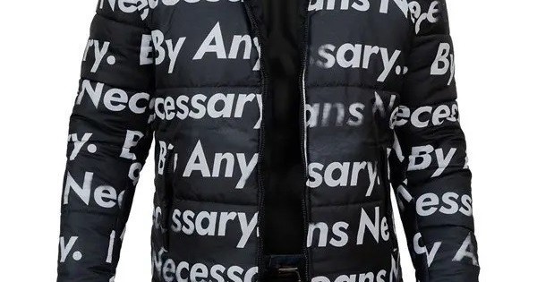 Dragon Ball Z Goku Drip Black Puffer Jacket