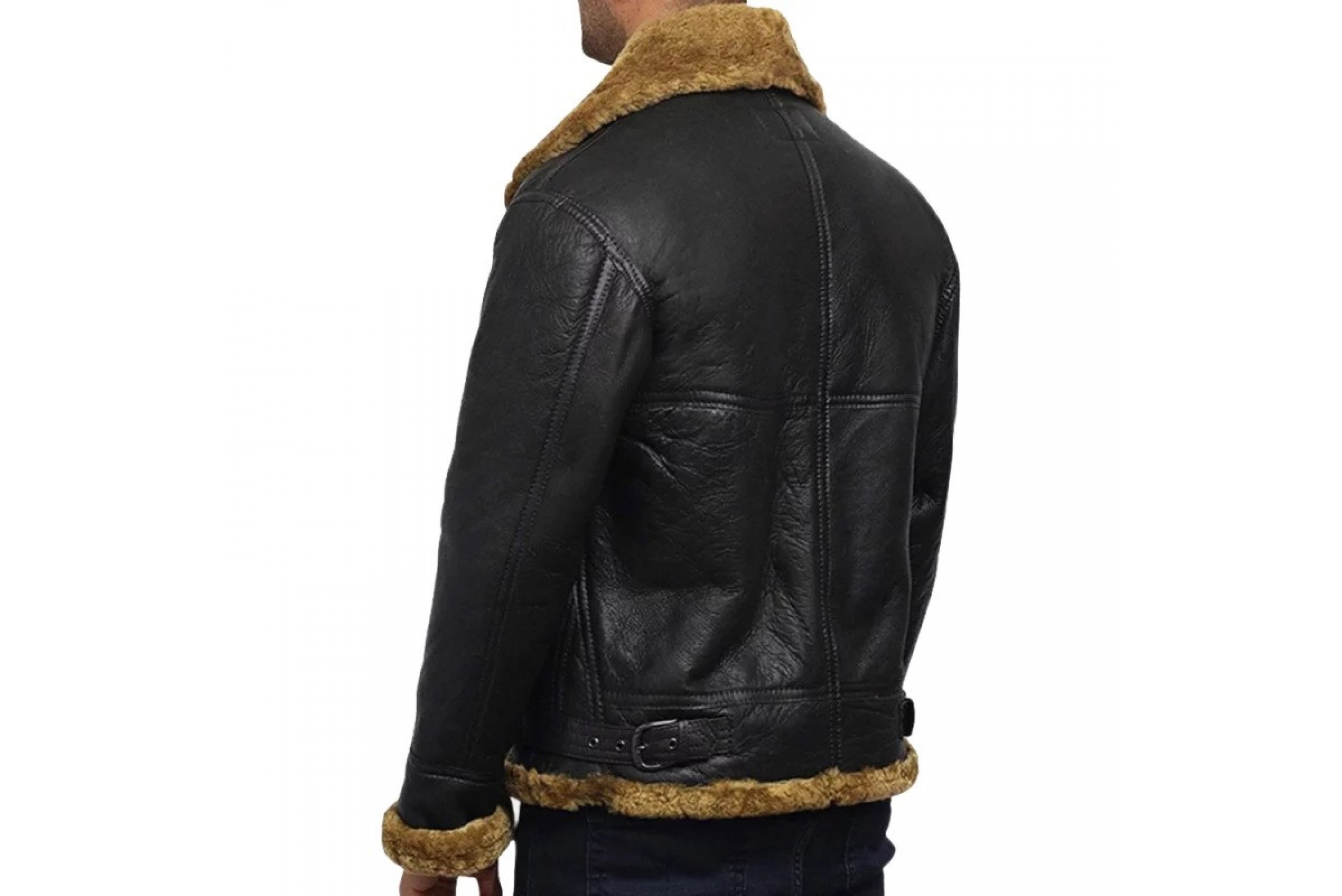 Aaron Taylor-Johnson Kraven The Hunter Shearling Jacket | Premium ...