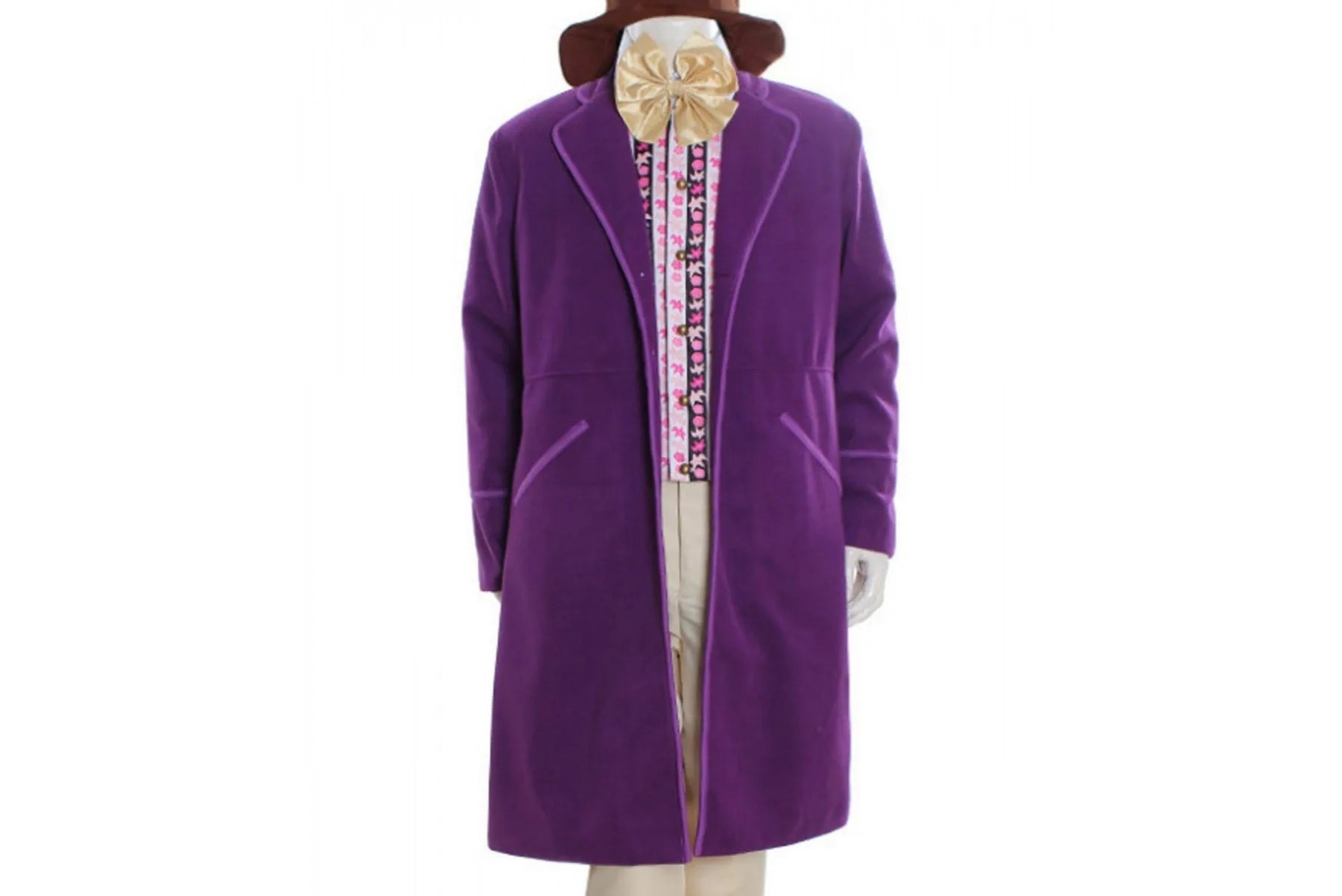 Gene Wilder Willy Wonka Purple Coat | Iconic Movie Costume