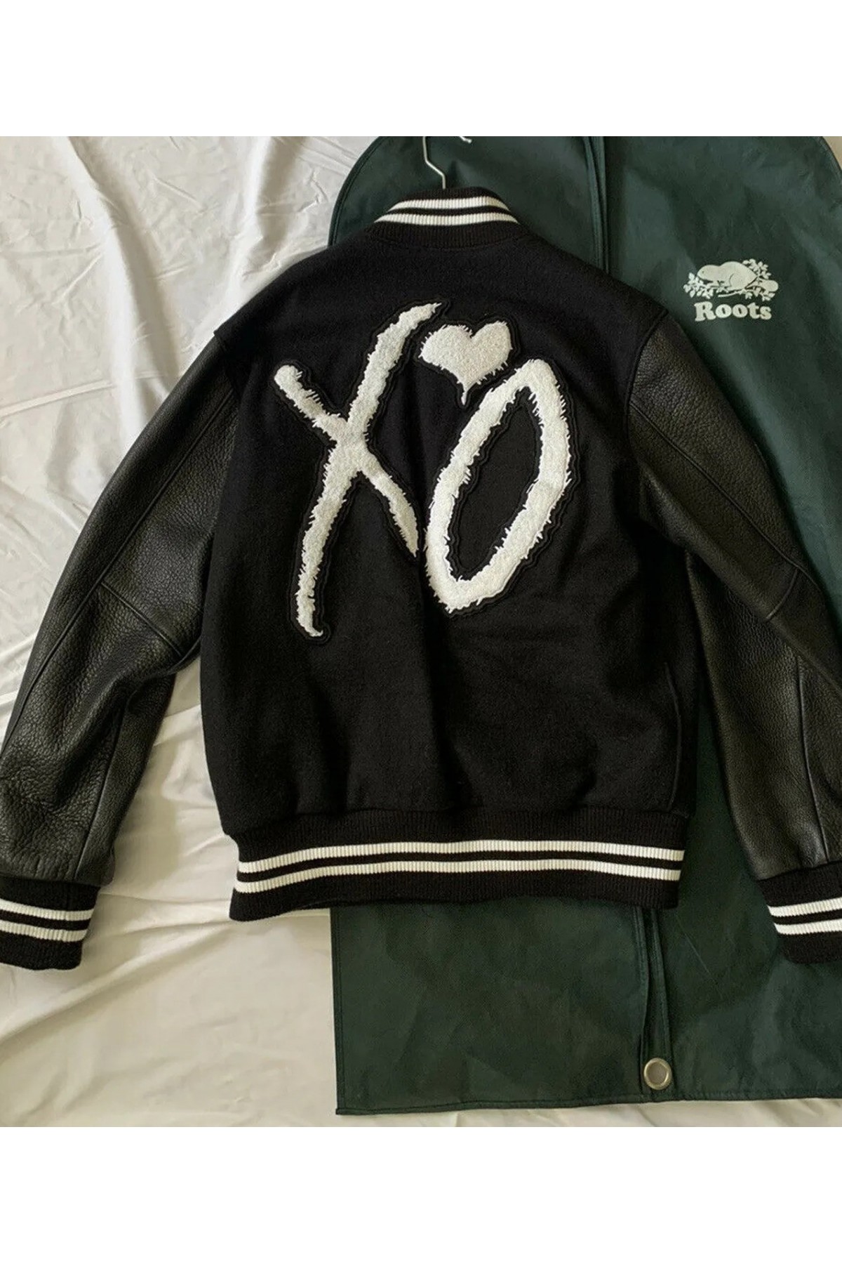 The Weeknd XO Tour Varsity Jacket – Premium Wool & Leather