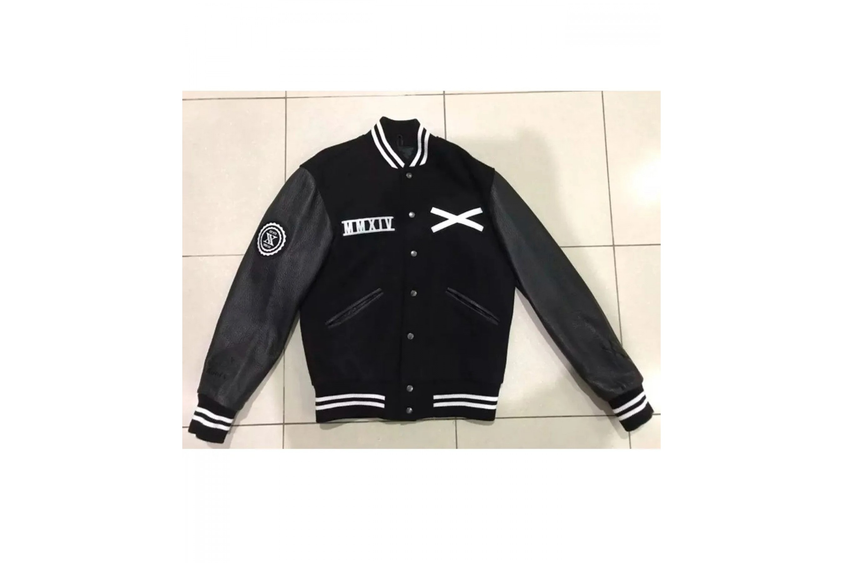 The Weeknd XO Tour Varsity Jacket – Premium Wool & Leather