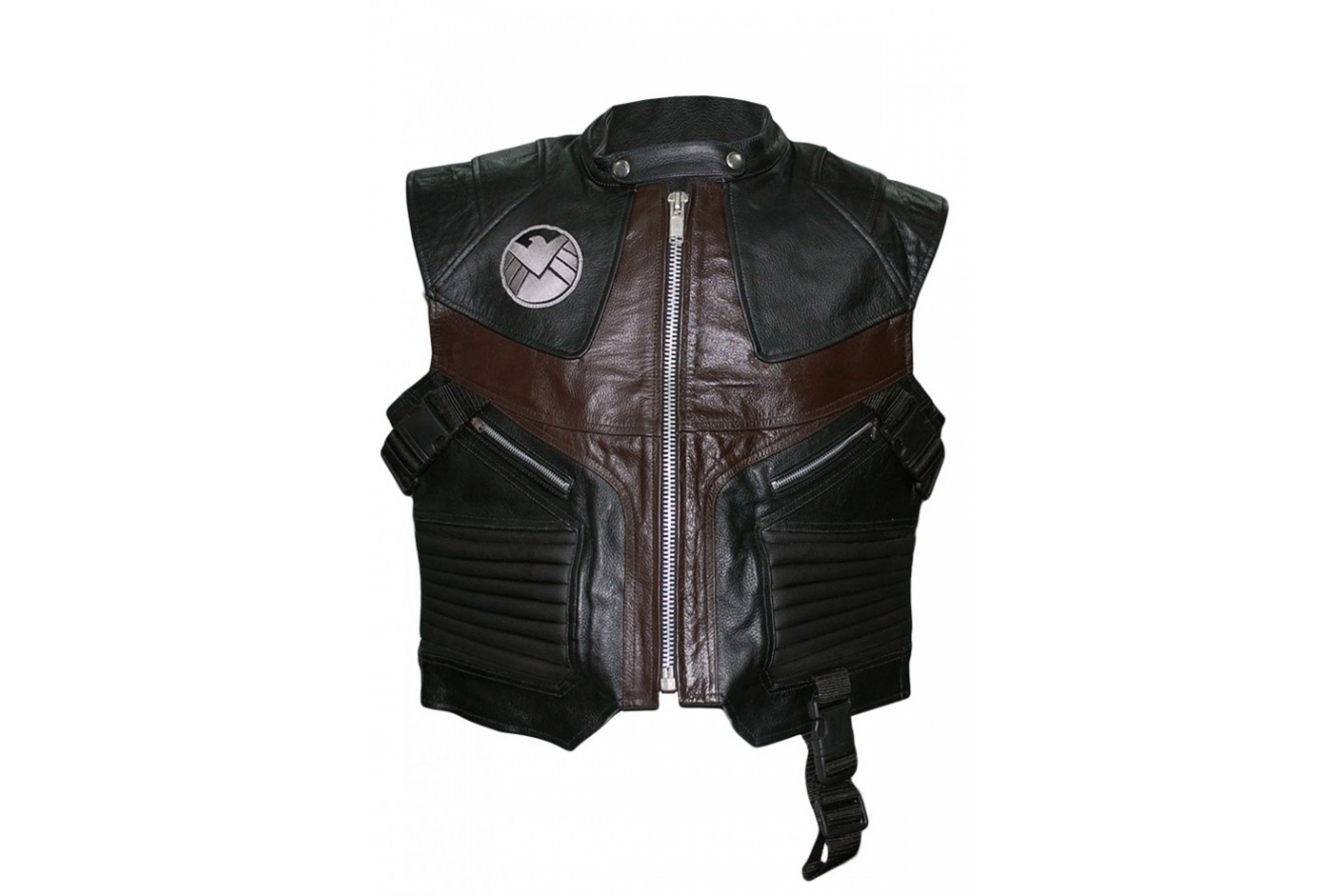 Jeremy Renner Hawkeye Leather Vest | Avengers Leather Costume